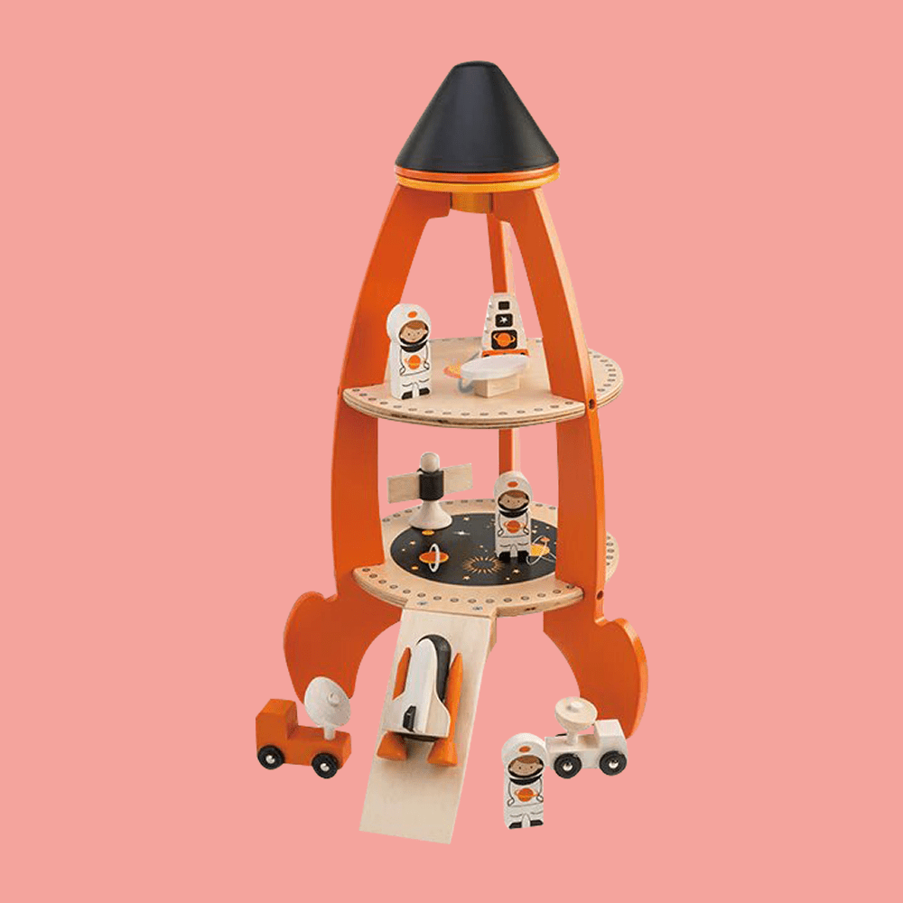 Wooden Space Rockets & Robots - Imagination Wooden Toys